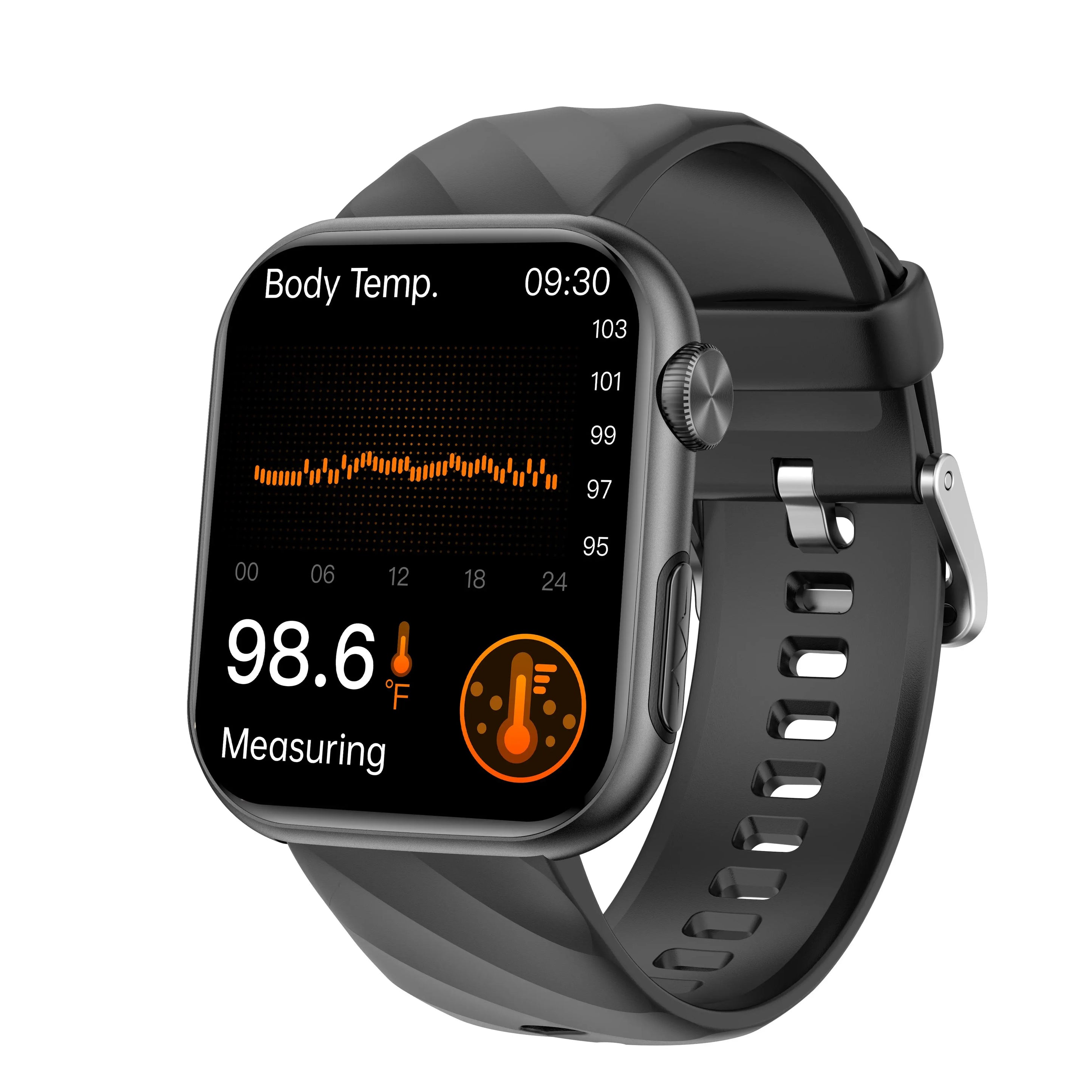 Upgrade Fitvii® GT5 Pro Max Blood Glucose Watch With BP+HRV+ECG(EKG)+P ...