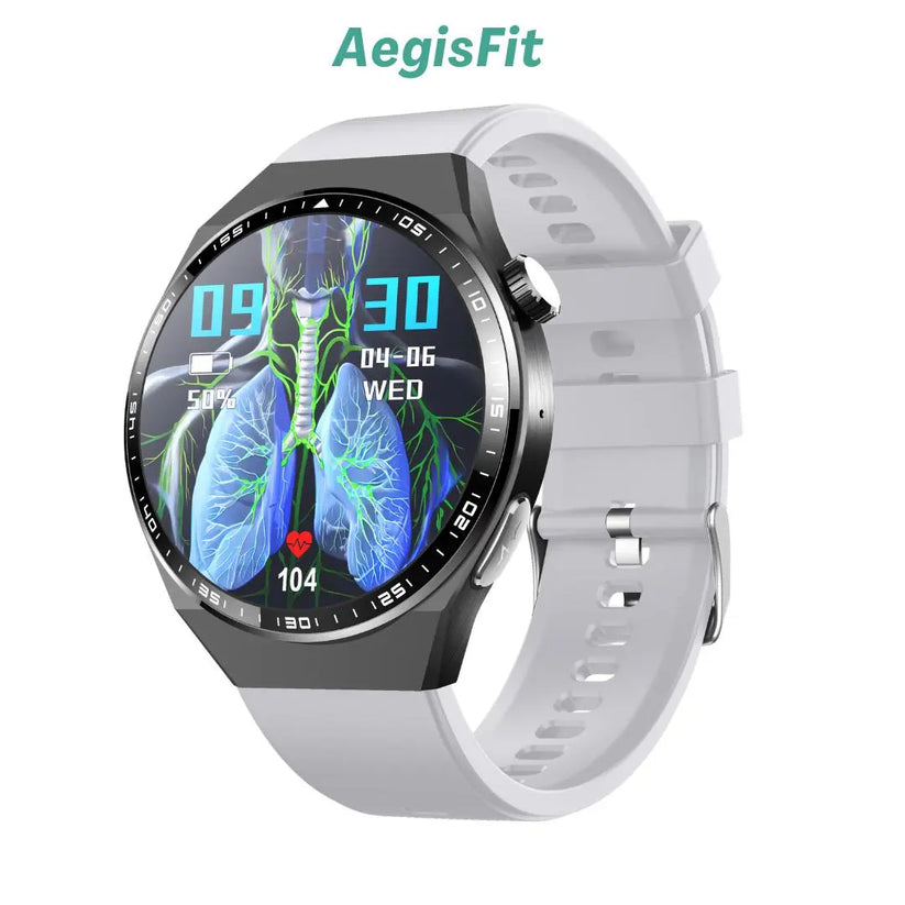 FitVII® AegisFit Fall Detection Smartwatch With BP+BG+Spo2+HR+ECG+Slee ...