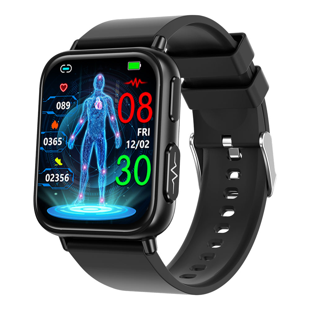 Fitvii®️ GT5 Pro Powerful Smartwatch with 50% More Accuracy for BP+BG+ ...